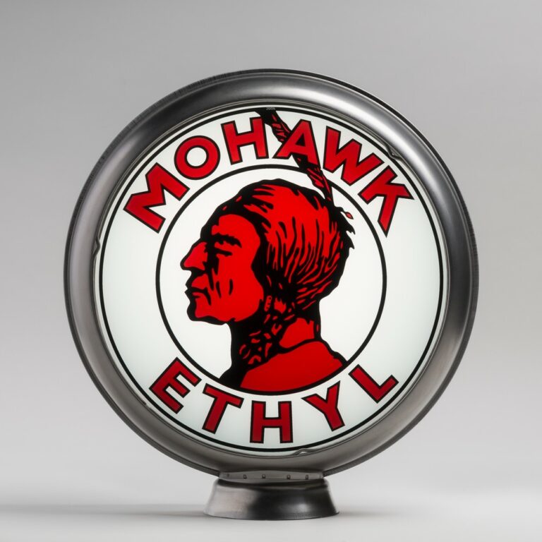 Mohawk Ethyl 15" Gas Pump Globe - Limited Edition - Vic's 66