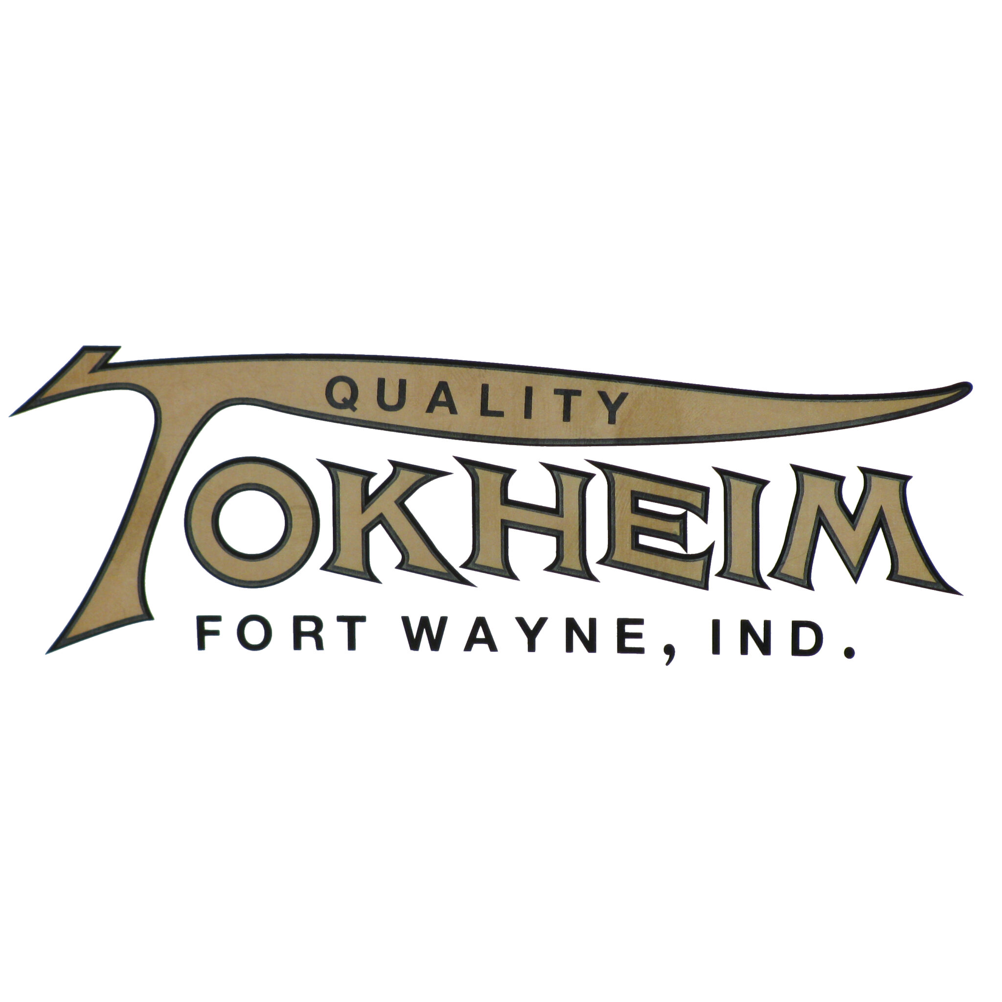 Tokheim Logo 7" x 2.25" Die Cut Mylar Decal - Vic's 66