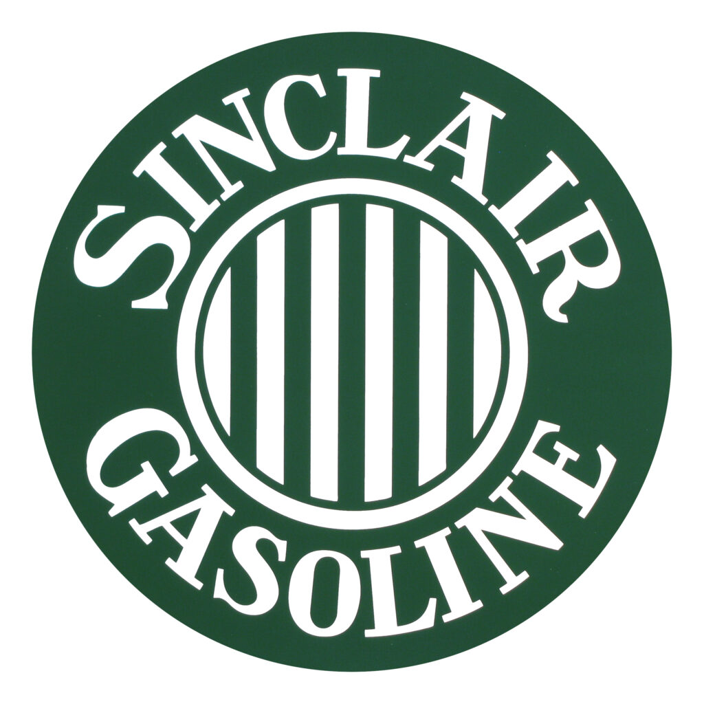 Sinclair Bars 12" Round Vinyl Decal - Vic's 66