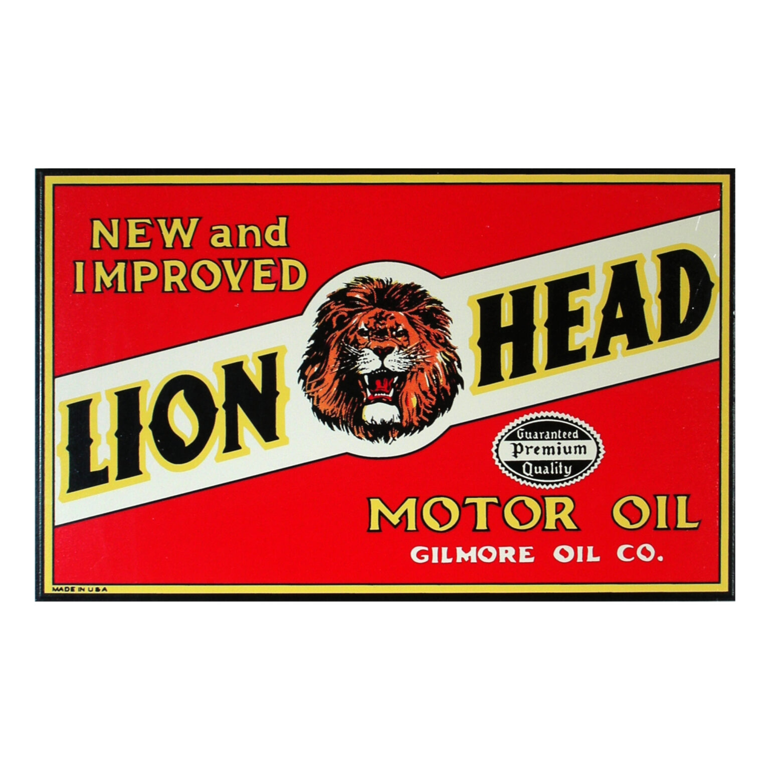 Lion Head 2.25" x 1.5" Water Transfer Decal - Vic's 66