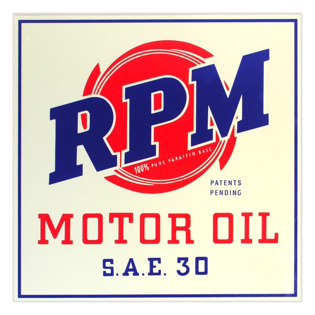 RPM Water Transfer Decal - 2" x 9" - Vic's 66