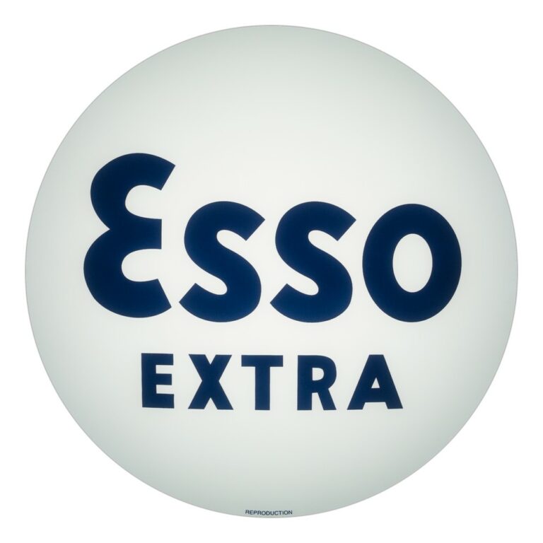 Esso Extra 13.5" Gas Pump Globe - Vic's 66