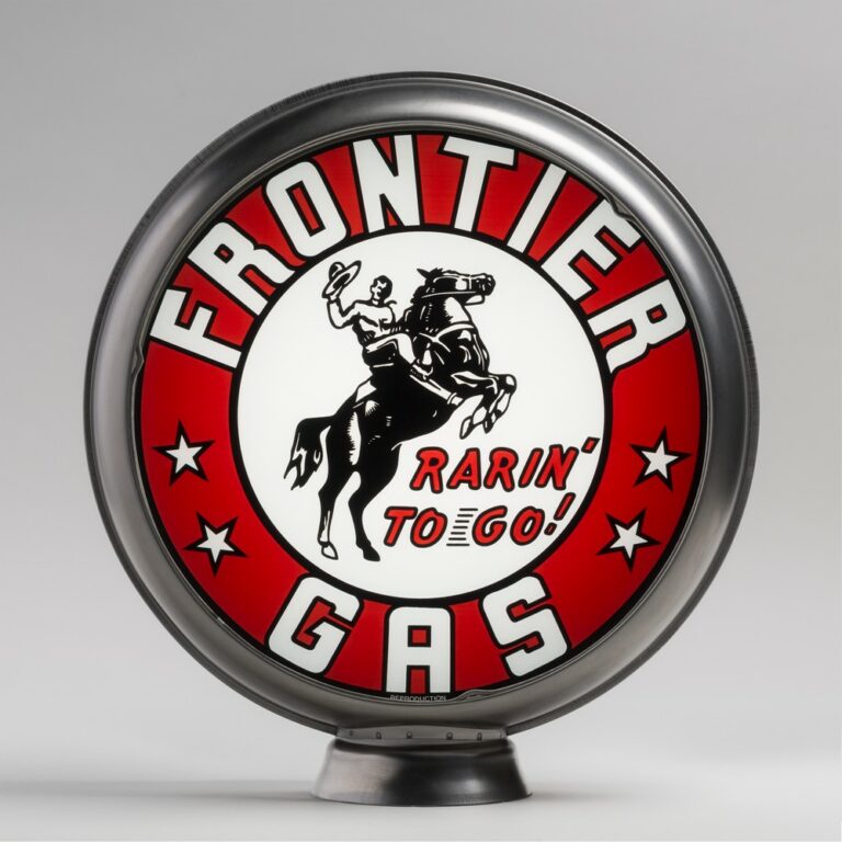 Frontier Gas 13.5" Gas Pump Globe - Vic's 66
