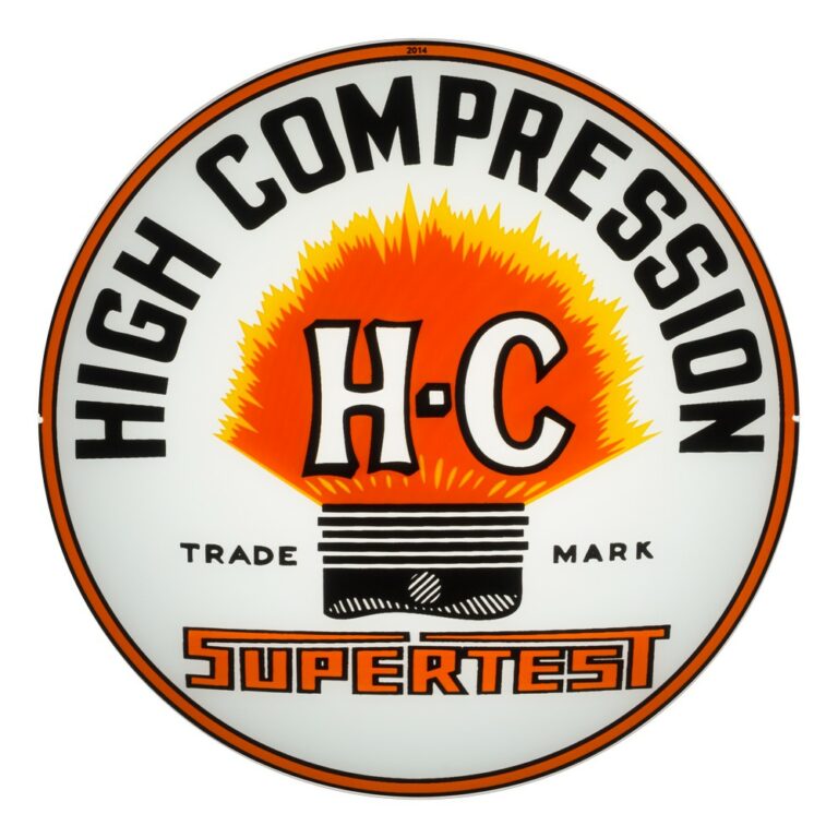 Supertest HC 13.5" Gas Pump Globe - Vic's 66