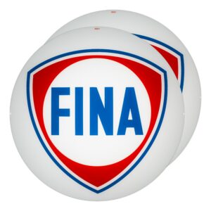 Fina Gasoline 13.5" Gas Pump Globe - Vic's 66